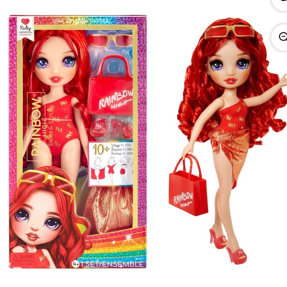 Rainbow | Toys | Rainbow Ruby Anderson Fashion Doll Red | Poshmark